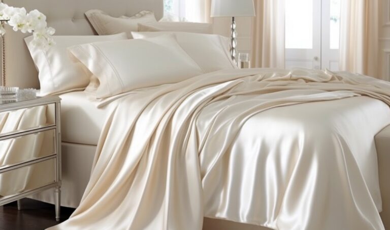 Elegant Simplicity of Ivory Silk Bedding