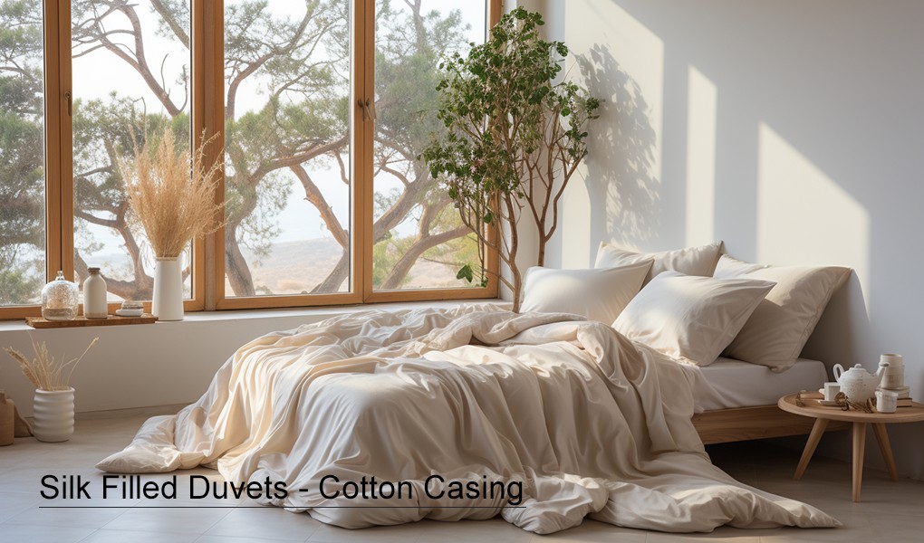 Silk Filled Duvets: Silk Casing or Cotton Casing?