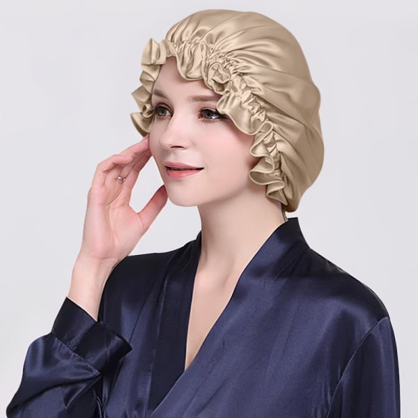 Mulberry Silk Sleep Cap, Night Bonnets for Hair