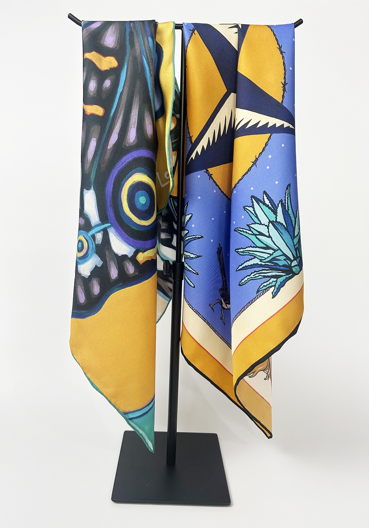 ElleSilk Clients' Custom Printed Silk Scarves Photos