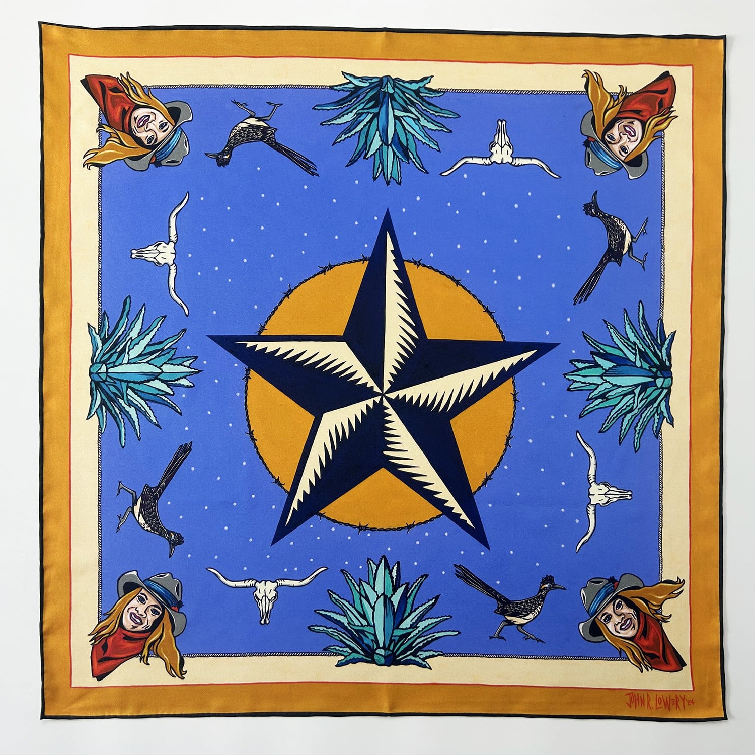 ElleSilk Clients' Custom Printed Silk Scarves Photos