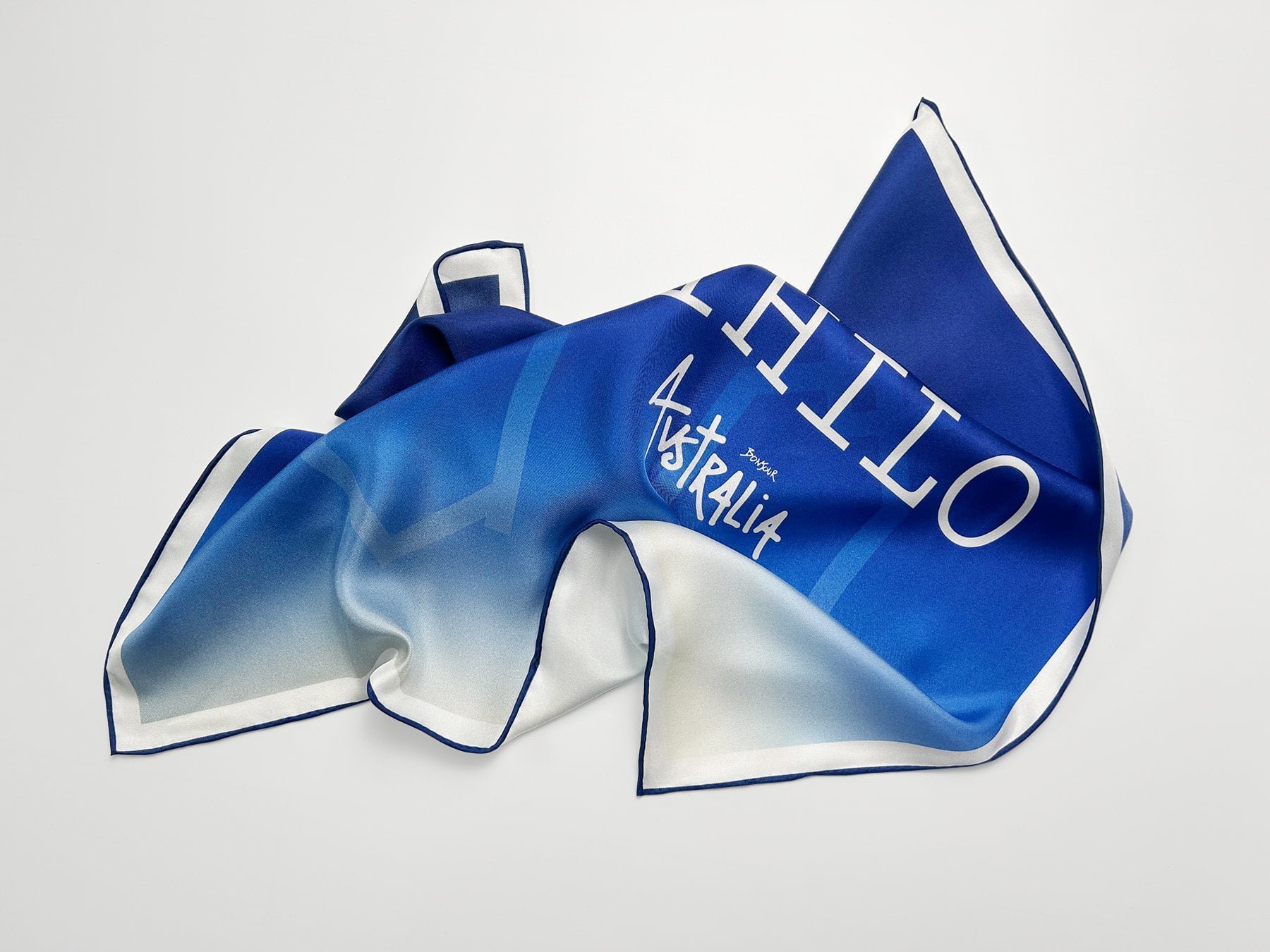 ElleSilk Clients' Custom Printed Silk Scarves Photos